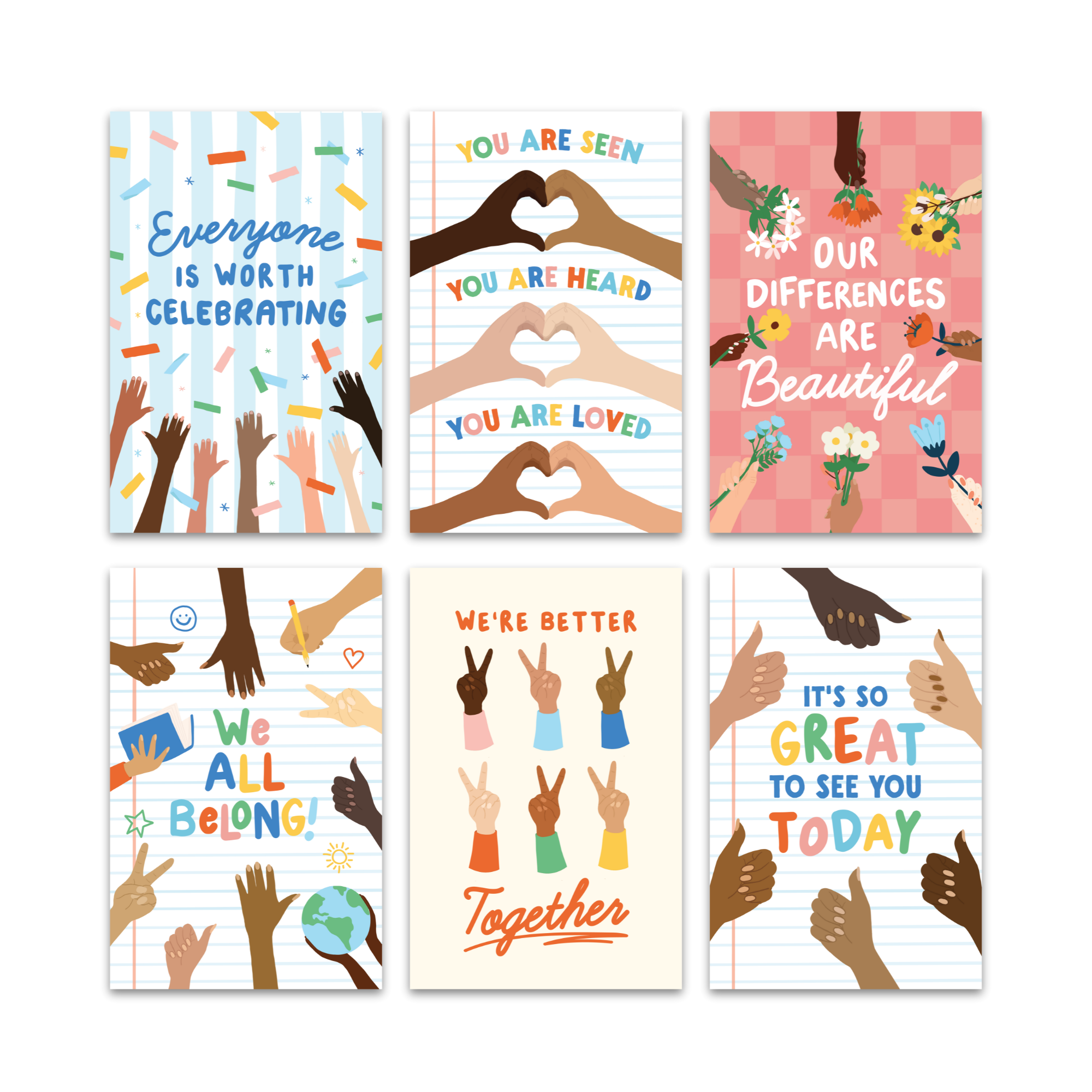 Celebrate Belonging Poster Pack – Oh Happy Dani