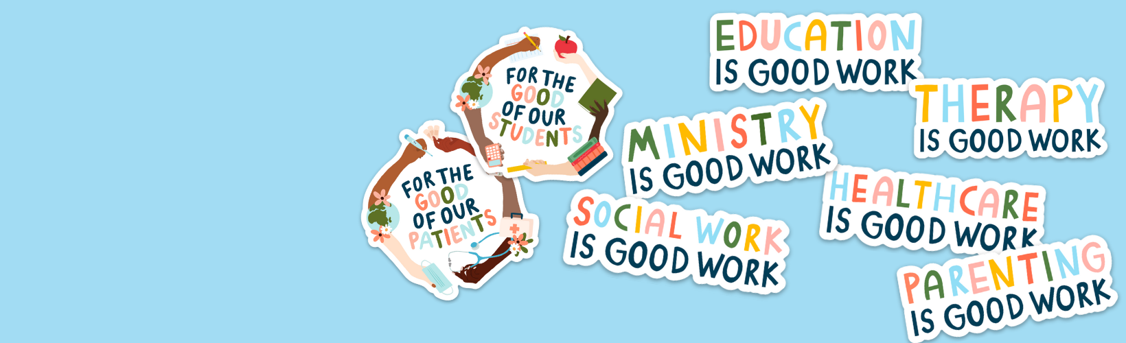 Life of Good Work Stickers – Oh Happy Dani