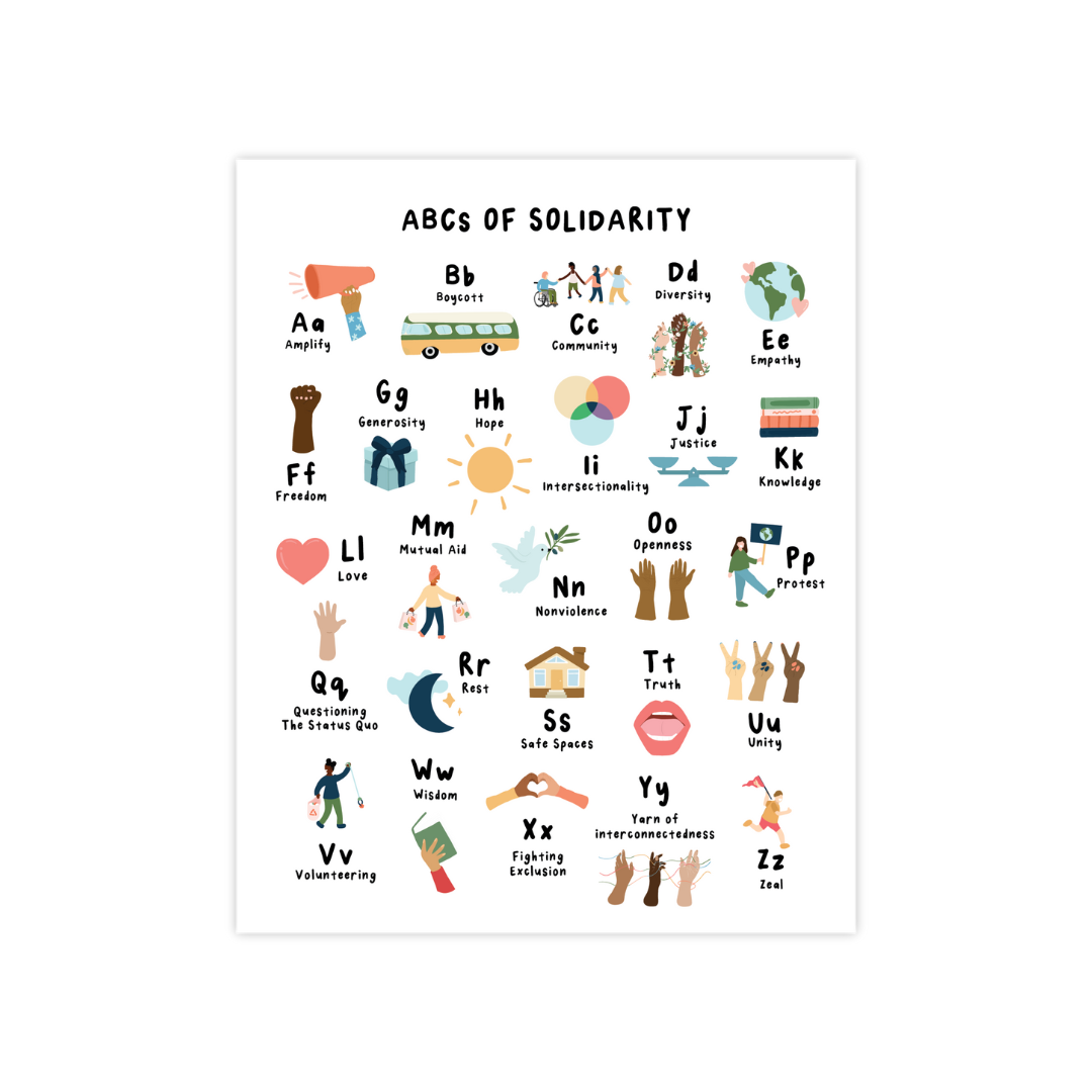 ABCs of Solidarity Print – Oh Happy Dani