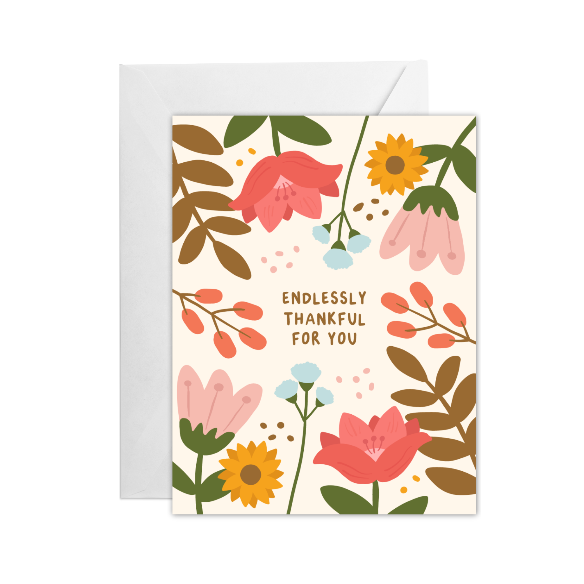 Endlessly Thankful Greeting Card – Oh Happy Dani