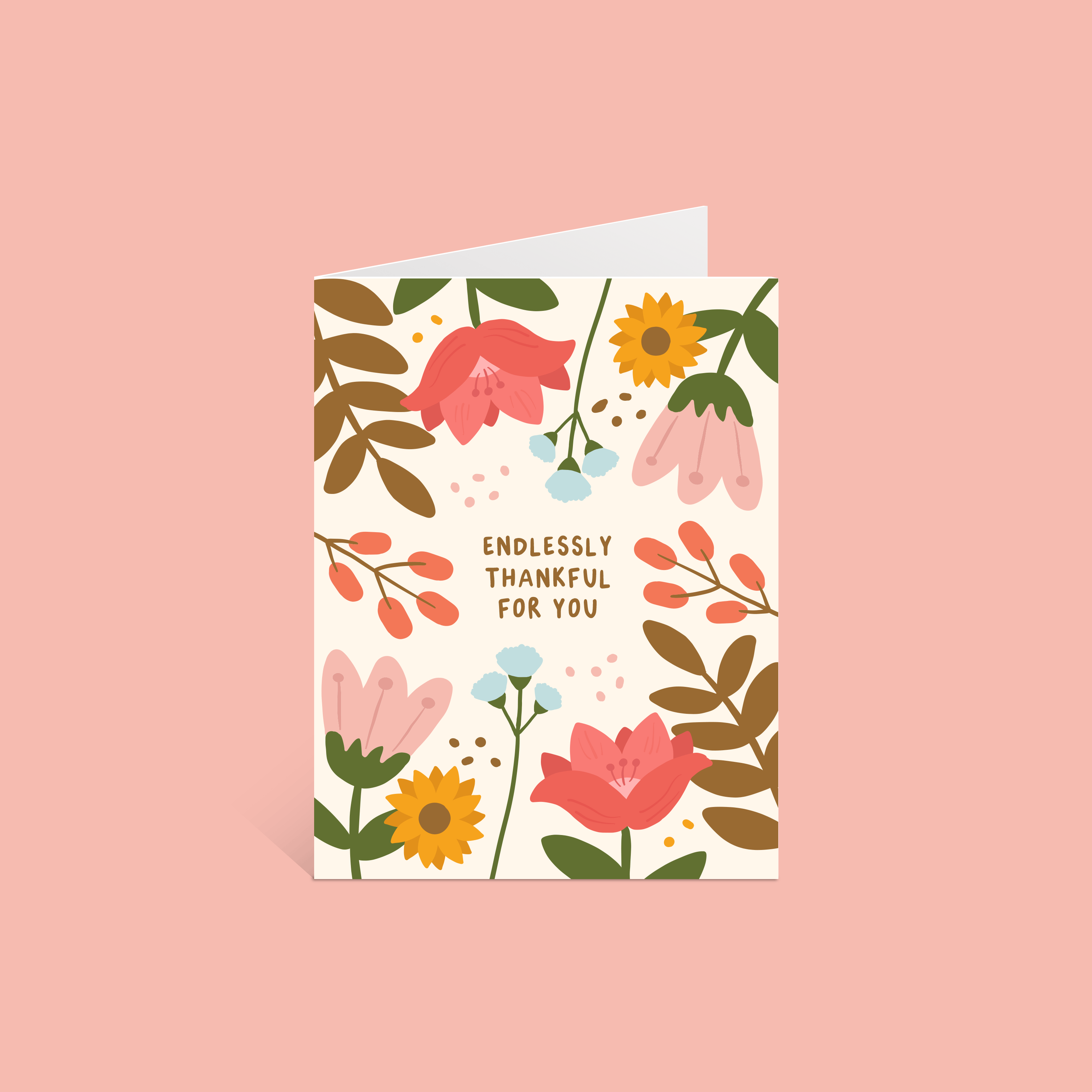 Endlessly Thankful Greeting Card – Oh Happy Dani