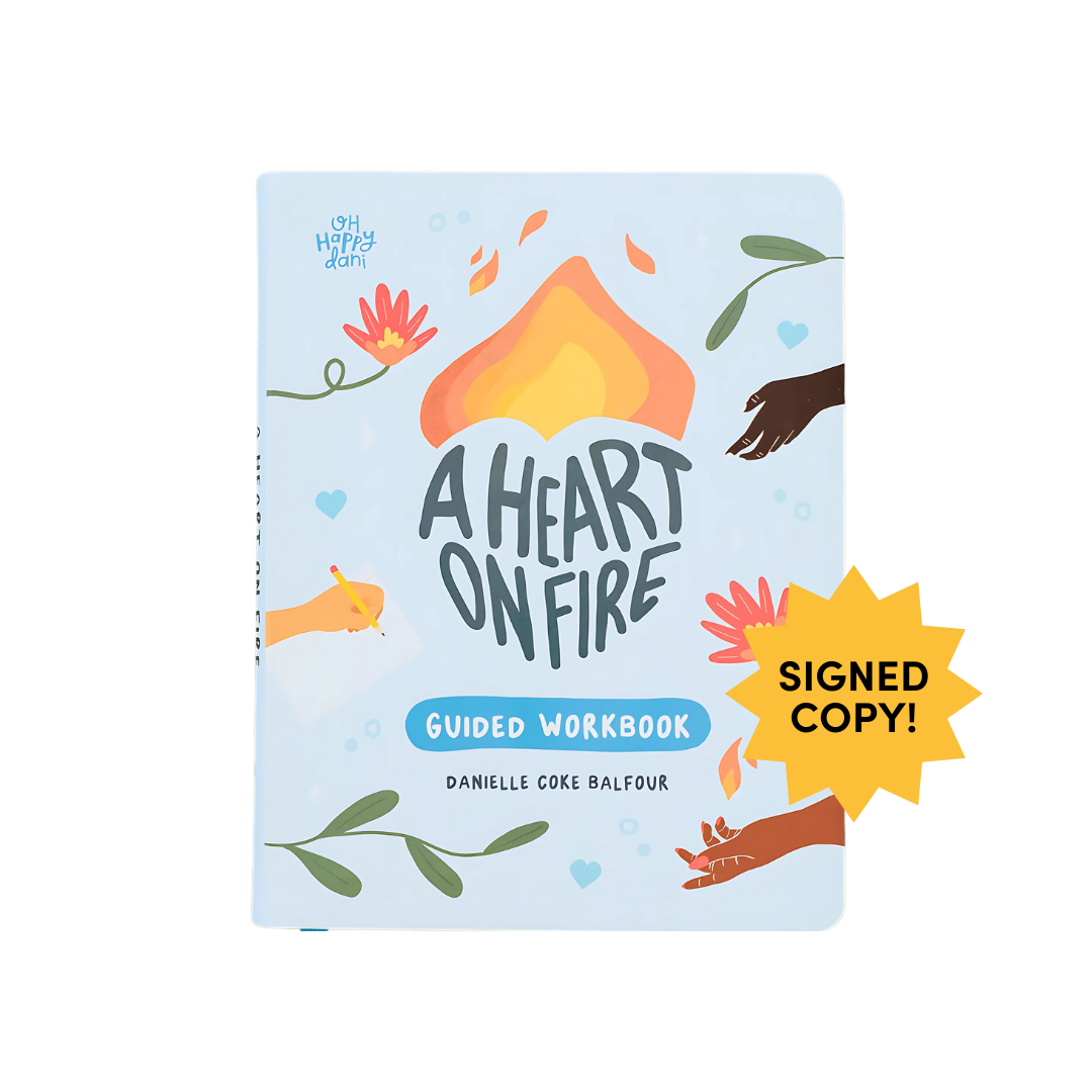 A Heart on Fire Workbook – Signed Copy – Oh Happy Dani