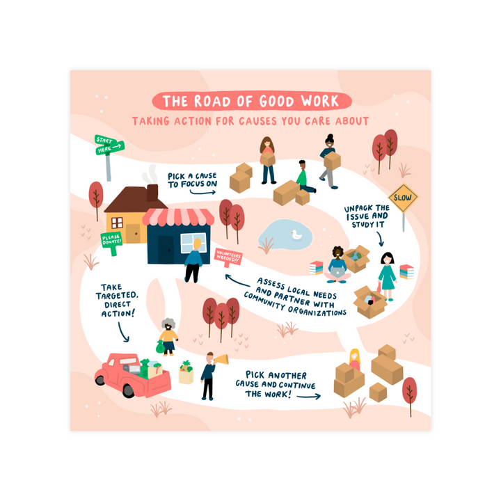 The Road of Good Work Print – Oh Happy Dani