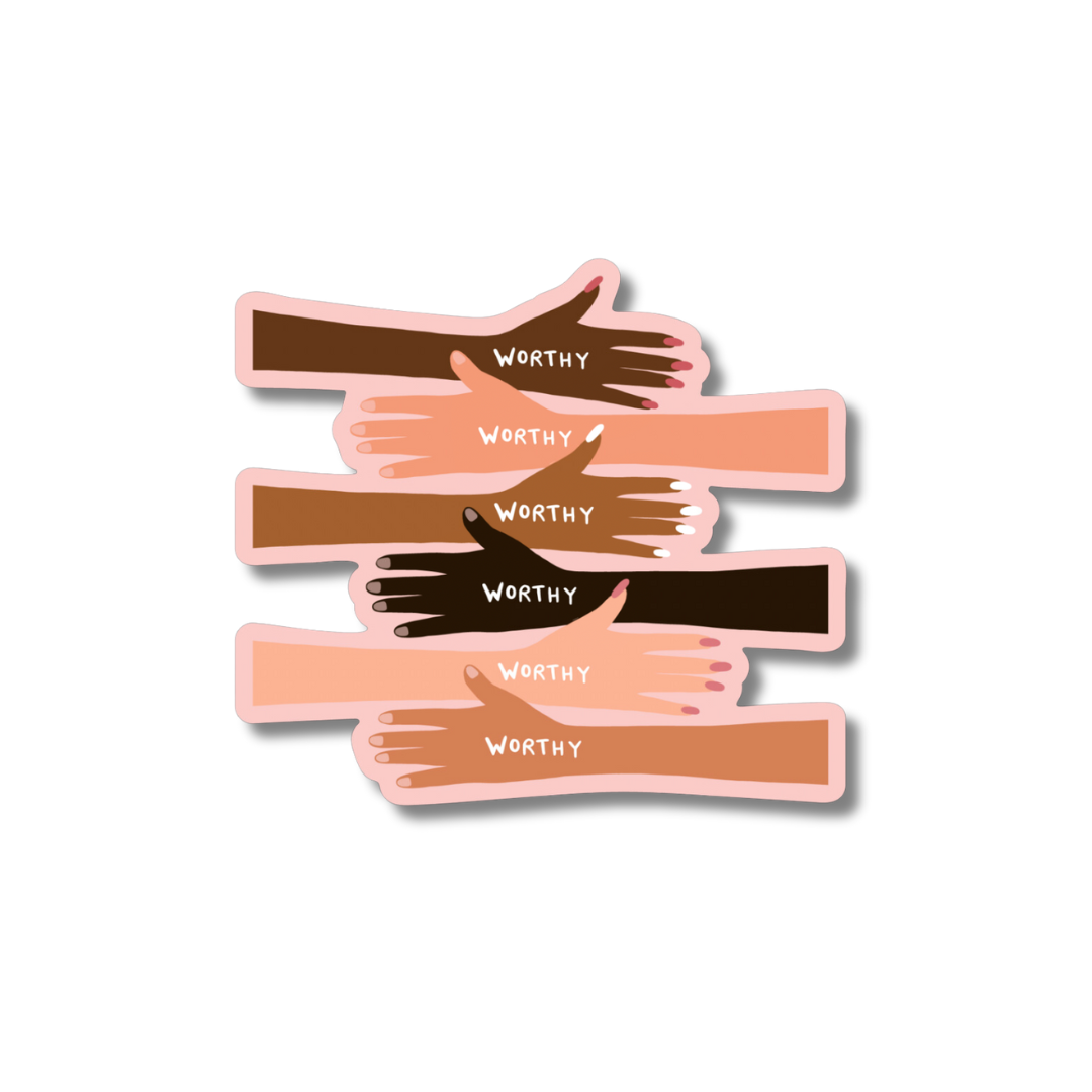 Worthy Sticker – Oh Happy Dani